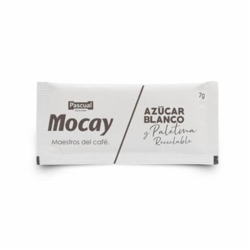 Azúcar Mocay con paletina reciclable 7 g - Pack de 300 Sobres - Rodri ...